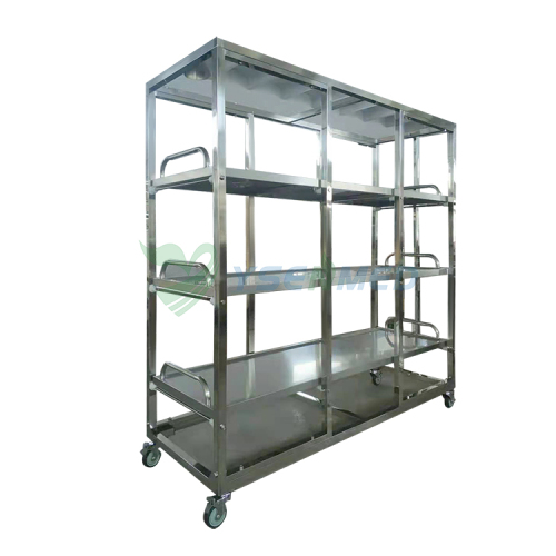 Stainless Steel Corpse Storage Rack YSCFJ-3,Autopsy Equipment