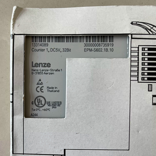 Lenze EPM-S602.1B.10 Counter Module,Lenze