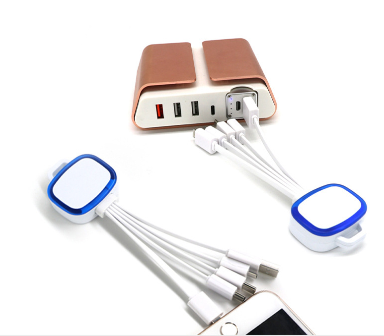 Supplier Usb Data Cable Usb Multi-Function Charging Cable,Multi-head ...