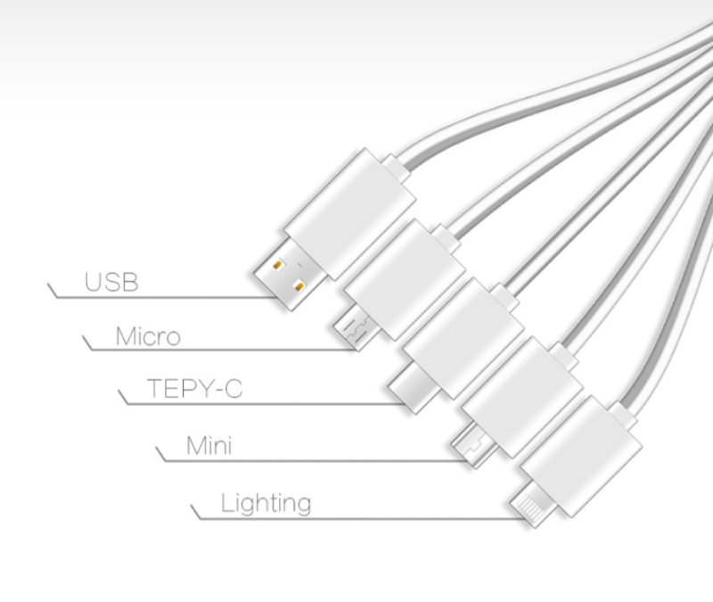Supplier Usb Data Cable Usb Multi-Function Charging Cable,Multi-head ...