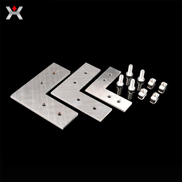 Aluminum L shape corner plate production