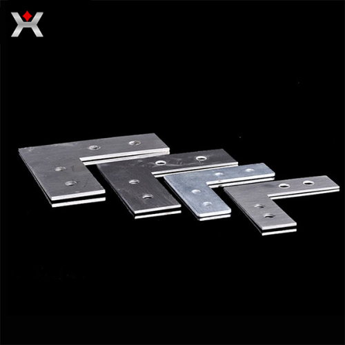 Aluminum L shape corner plate production
