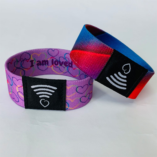 Waterproof Passive NFC Bracelet RFID Elastic Rope wristband