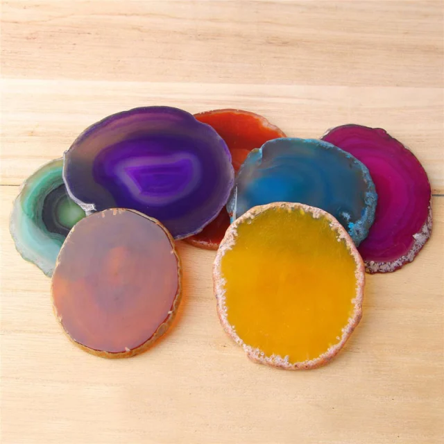 Natural agates slice for DIY 50-80mm,Agate pendants/others