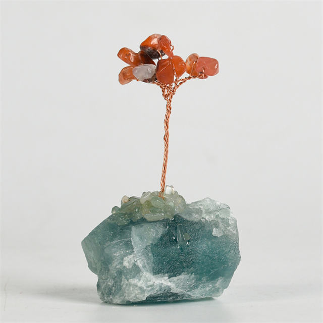 Natural Crystal tough stone Fortune Tree