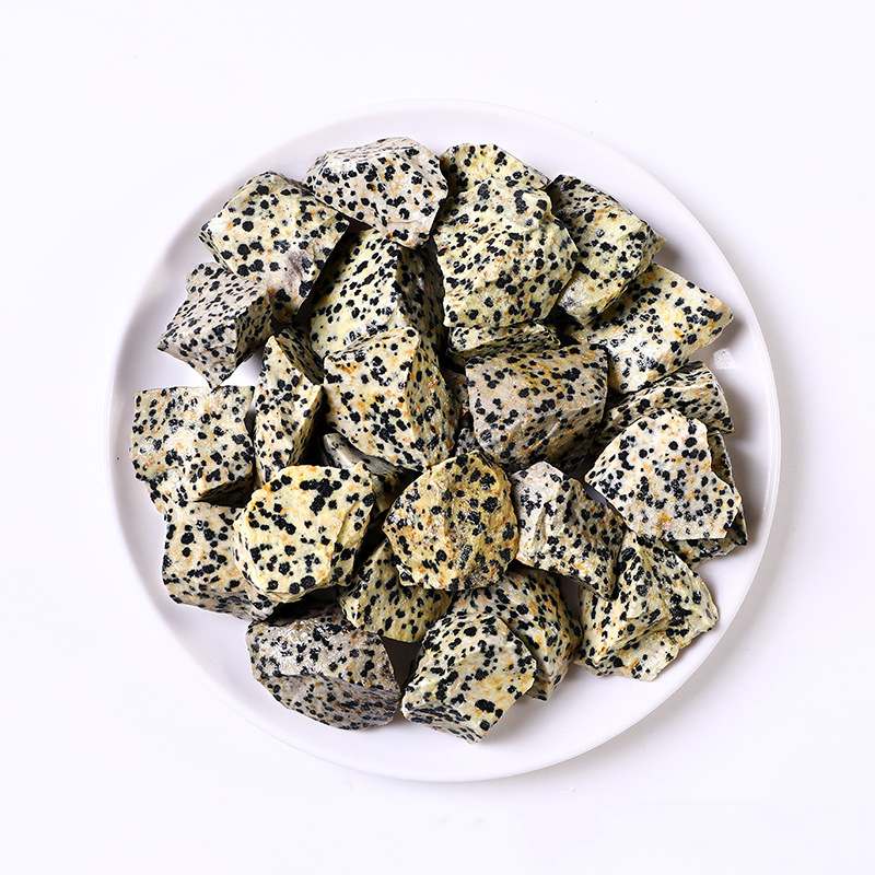 Natural spotted stone rough stone