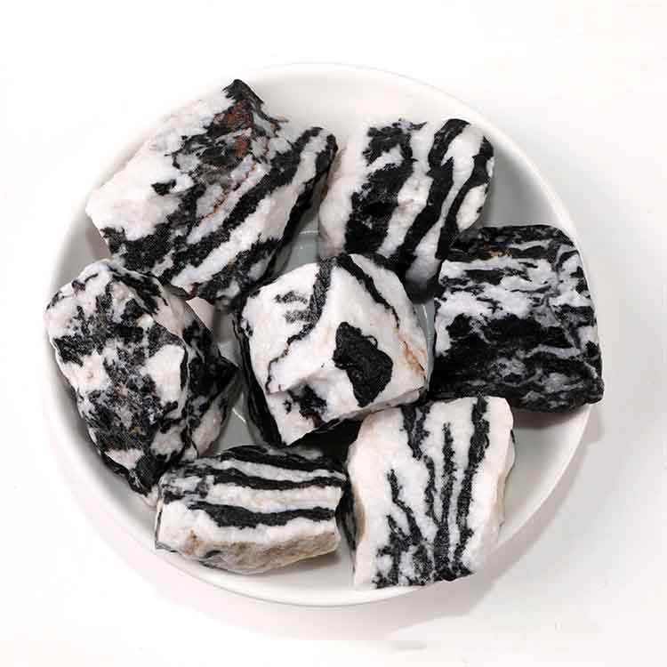 Natural zebra stone rough stone