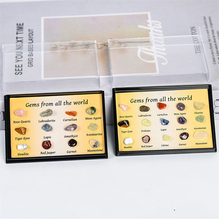 12-15 kinds of natural stone specimen photo frames
