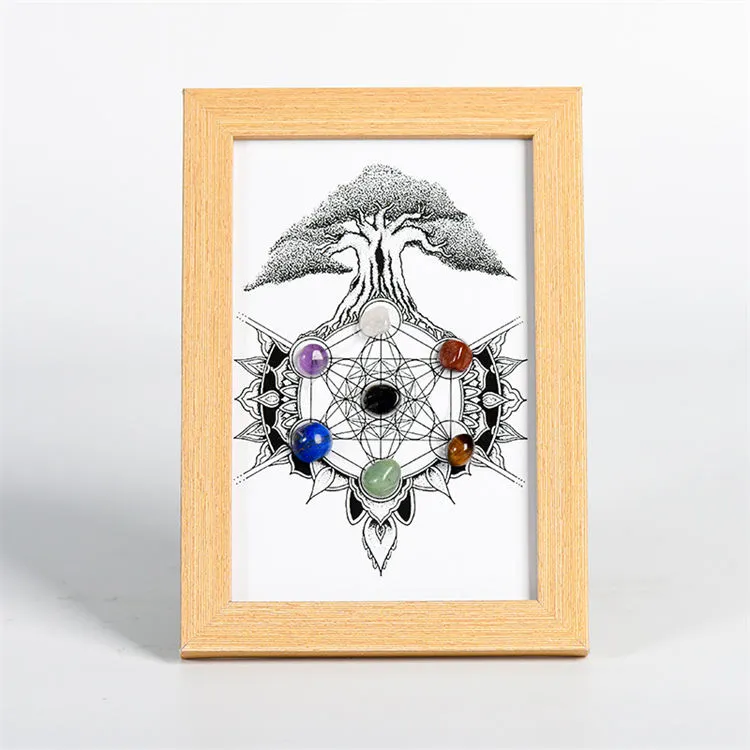 Metatron Crystal tree Photo Frame