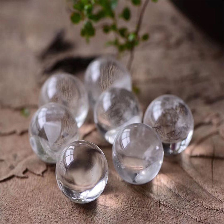 Natural clear quartz ball