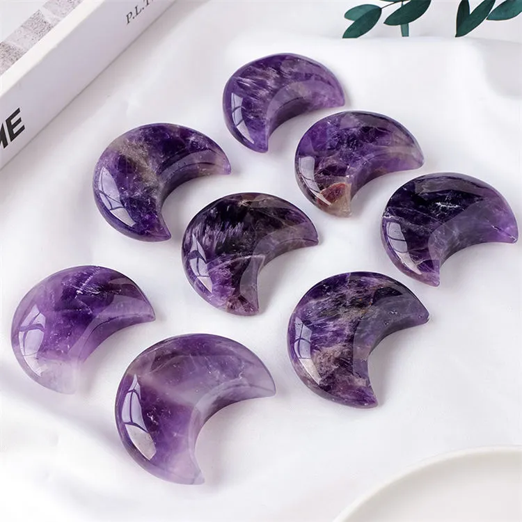 Natural Amethyst moon