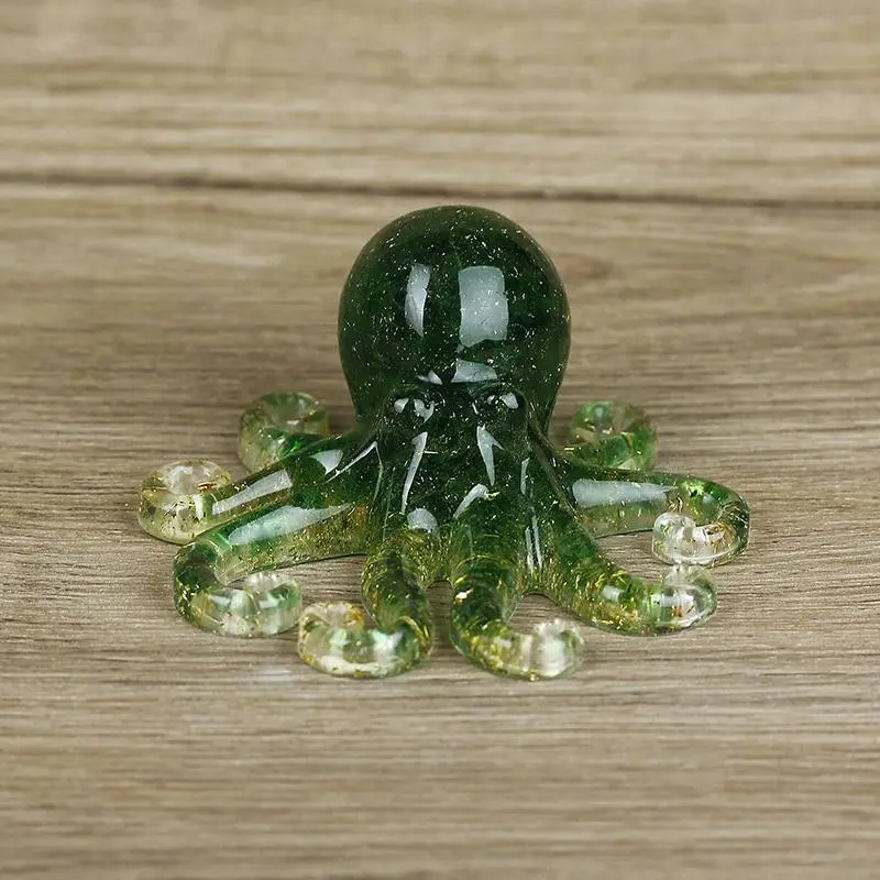 Natural Stone Chips Resin small glue octopus
