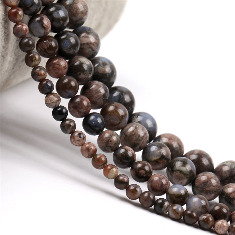 natural blue colored stone beads