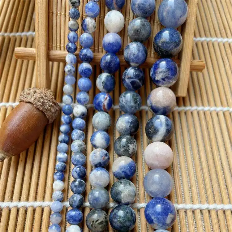 natural bluestone beads
