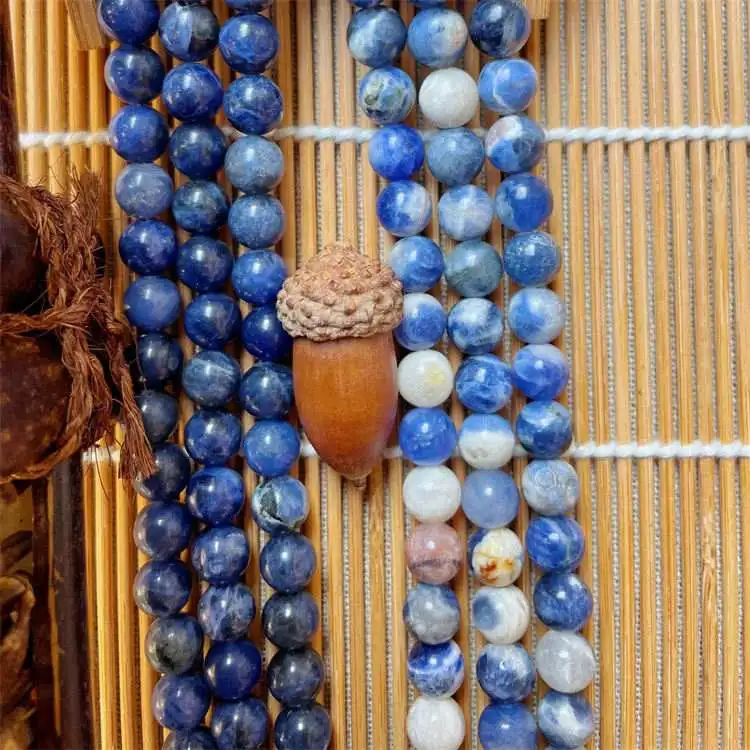 natural bluestone beads
