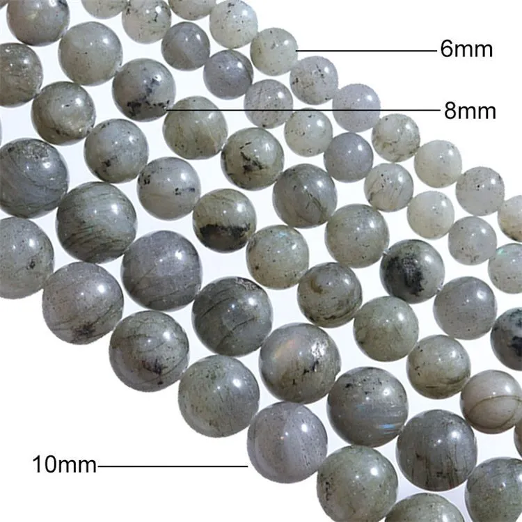 natural Spectrolite beads