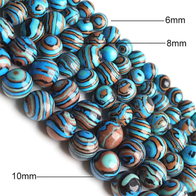 natural Synthetic Malachite beads