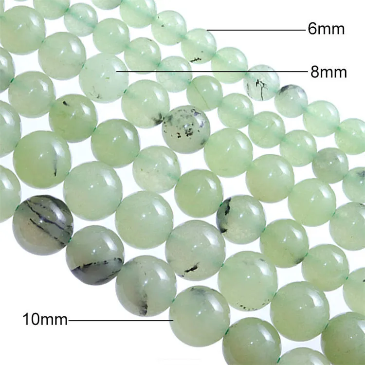 natural Prehnite beads