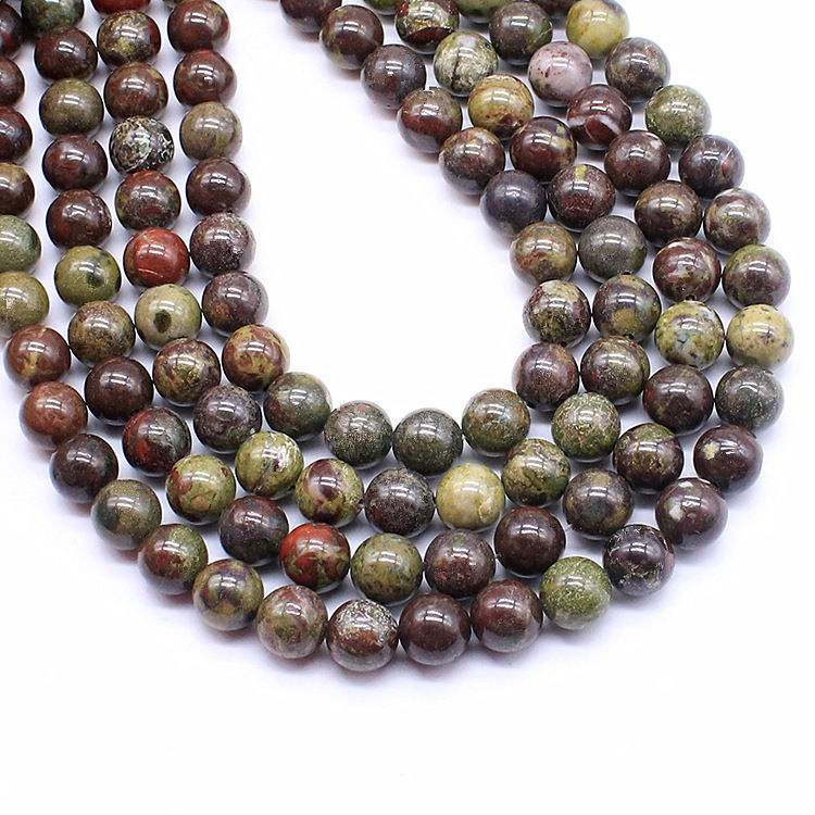 natural Dragon blood stone beads