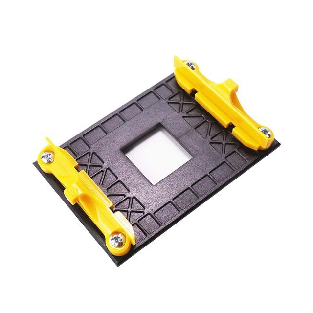 CPU cooler mounting bracket and back plate for AM4