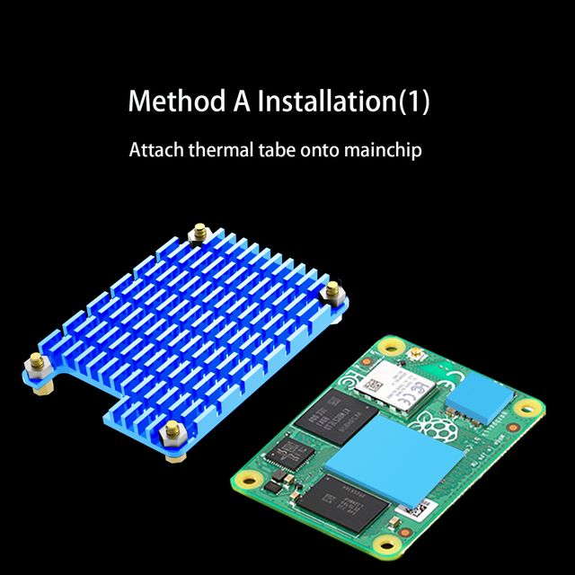Heatsink Kits for CM4 Motherboard (Raspberry Pi Compute Module)