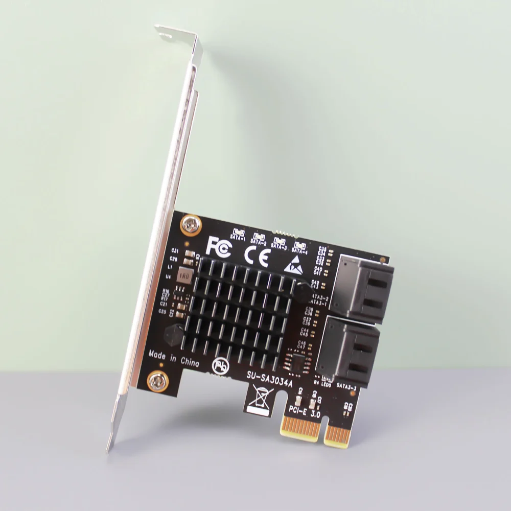 SA3034A 4-port PCIe SATA 3.0 Card | GLOTRENDS