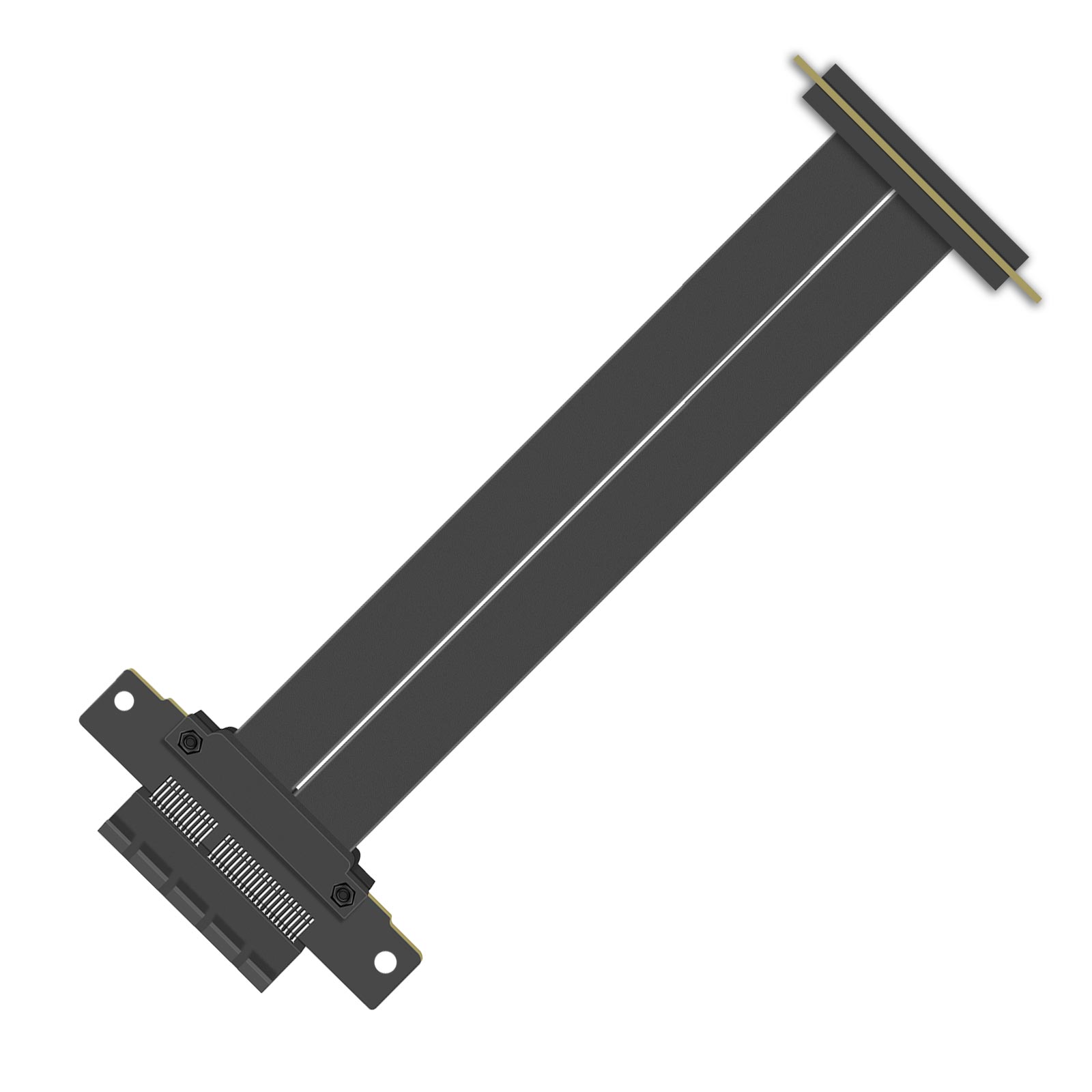 PCIE 3.0 X4 Riser Cable (-90->180 degree conversion)