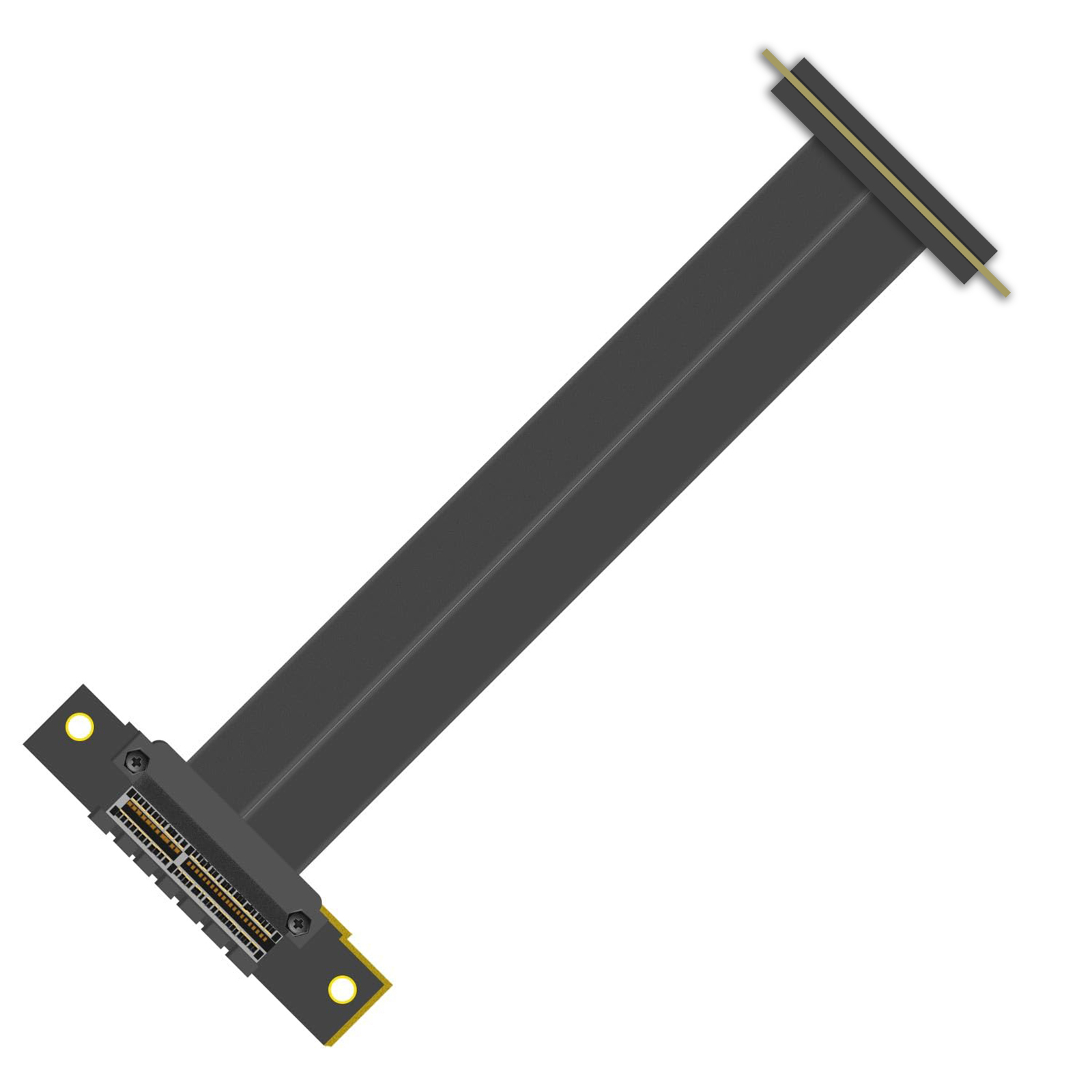 PCIE 4.0 X4 Riser Cable (-90->90 degree conversion)