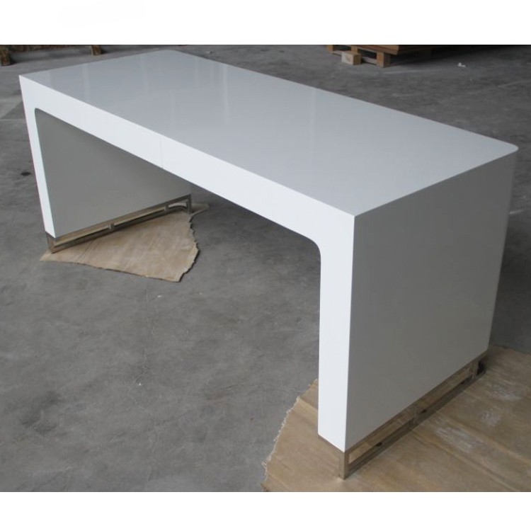 White Color Luxury Office Desk Executive Modern Office Table