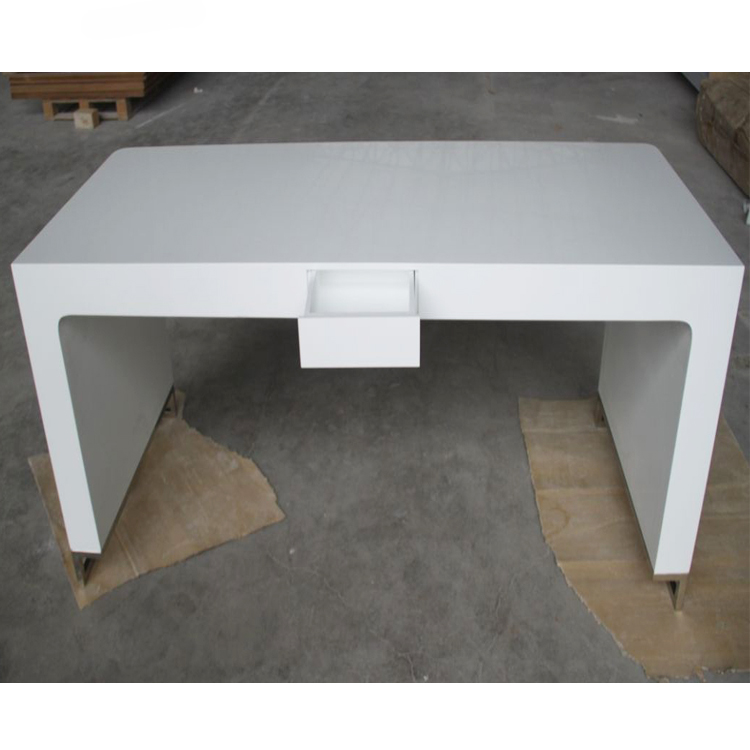 White Color Luxury Office Desk Executive Modern Office Table