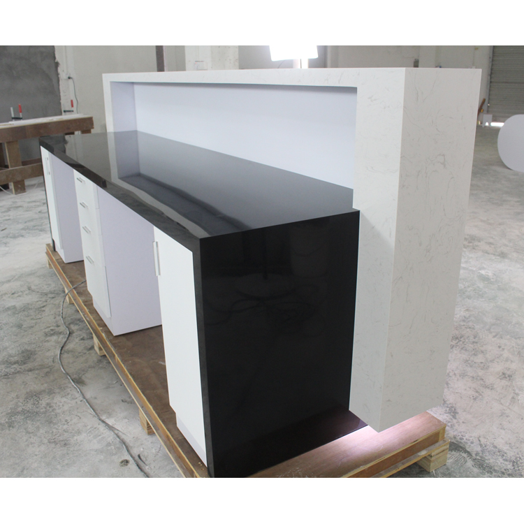Corian Natural Marble Reception Tables Used KTV Reception Desk