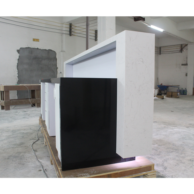 Corian Natural Marble Reception Tables Used KTV Reception Desk
