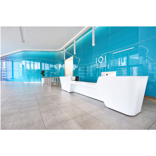 Big Measurements Commercial Furniture Decoration Salon Reception Desk