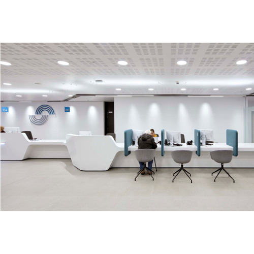 Big Measurements Commercial Furniture Decoration Salon Reception Desk