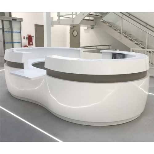 Exported to France Circle Shape Intelligent Front Reception Desk