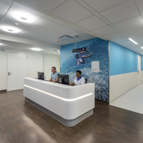 Corian Furniture Table Office Reception Desk Series