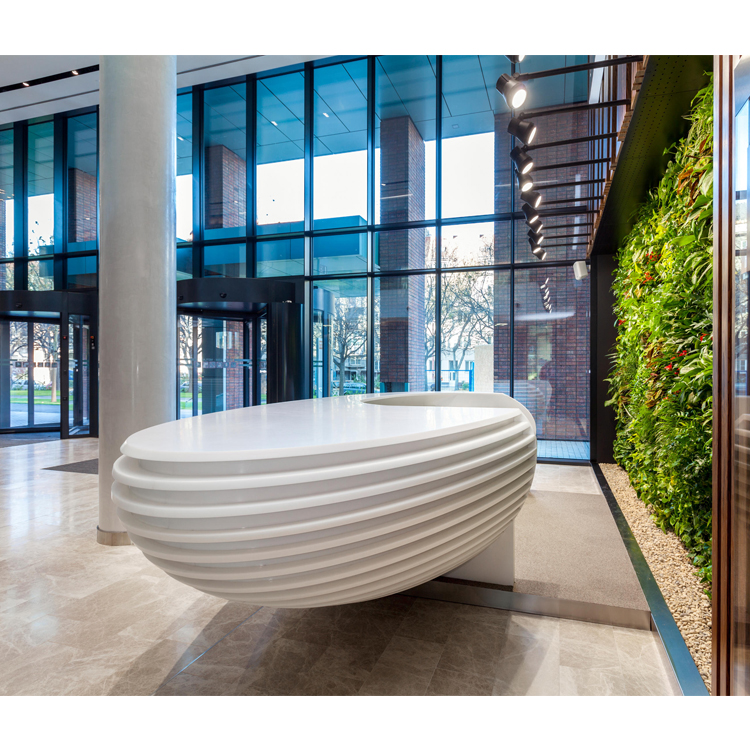 Complicated Design Model Fiberglass Spa KTV Reception Desk