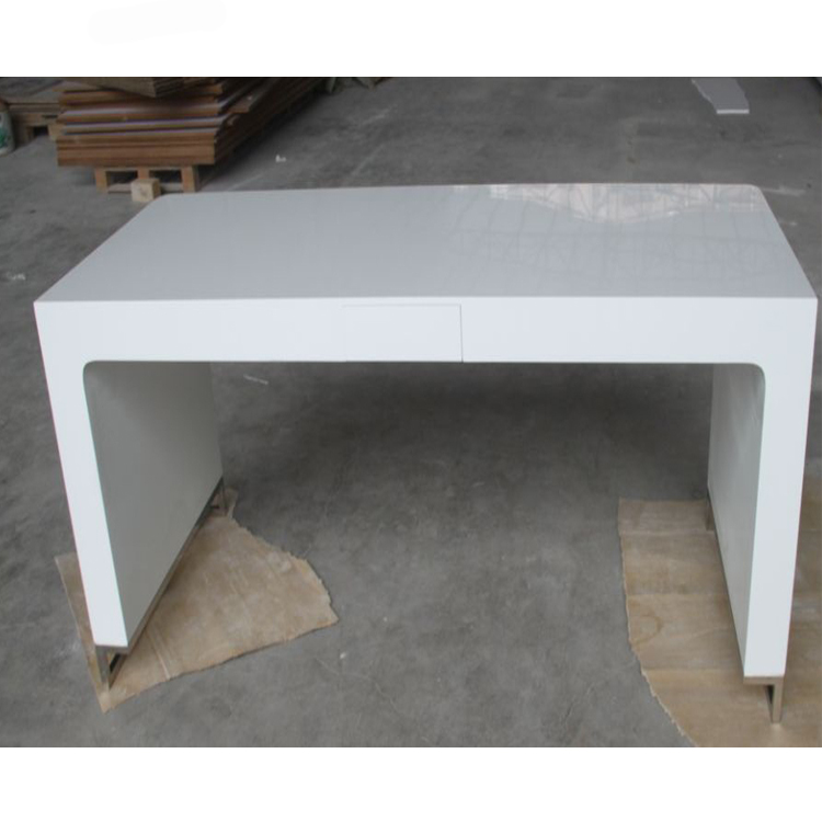 White Color Luxury Office Desk Executive Modern Office Table