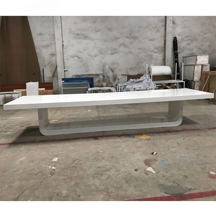 Ikea Conference Table Pure White Color 20 Person Boardroom Table