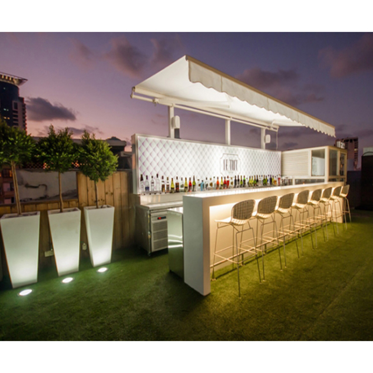 Western Style Commercial Bar Counter Design Outdoor Bar Counter