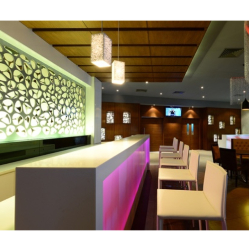 Coffee Shop LED Bar Counter Refrigerator Worktop Chiller Bar Counter