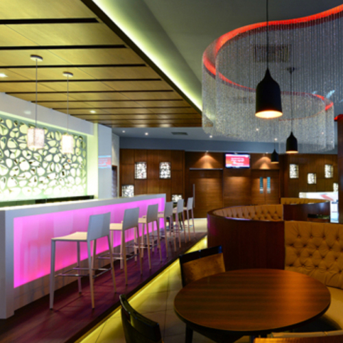 Coffee Shop LED Bar Counter Refrigerator Worktop Chiller Bar Counter