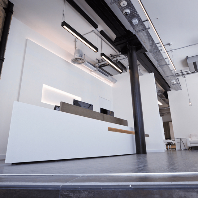 Office Furniture Leather Reception Desk Modern Guangdong Front Counter