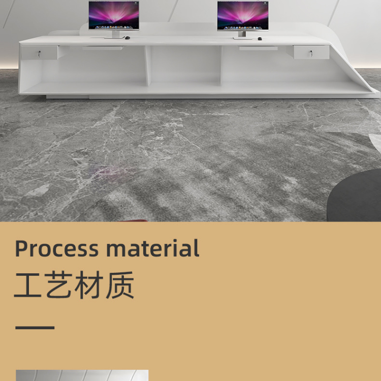 Fashion Corner Reception Desk Standing Hotel Reception Desk Revit