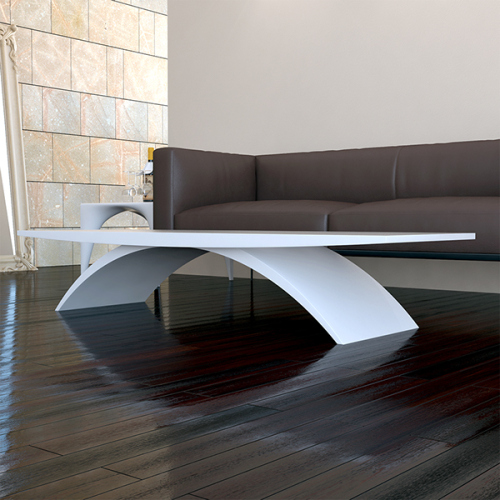 Corian Solid Surface Stone Cafe Table Modern Tea Coffee Tables