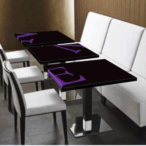 Corian Solid Surface Stone Cafe Table Modern Tea Coffee Tables