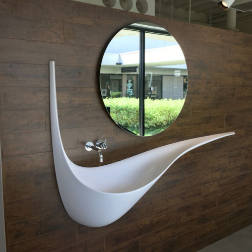 Custom Design Corian Bathroom Sinks Stone Wash Basin