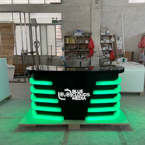 reception counter table small