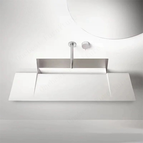 Custom Design Corian Bathroom Sinks Stone Wash Basin
