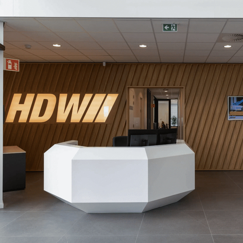 Round Curved Shape Reception Desk Made by Corian Solid Surfaces